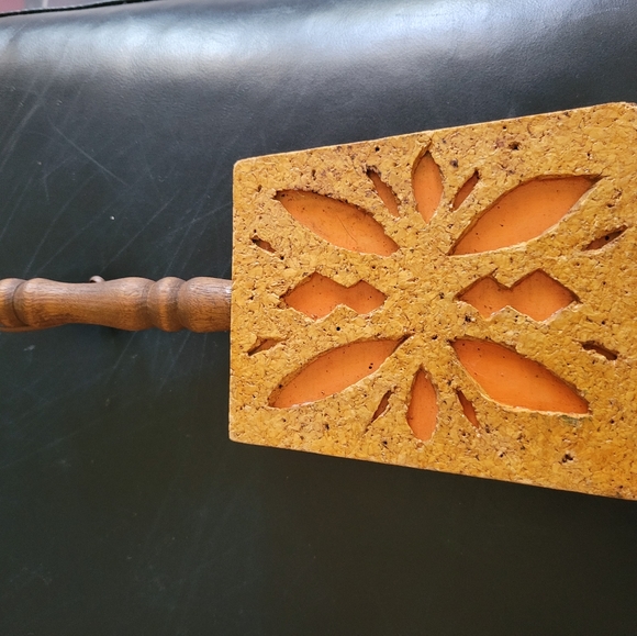 Other | Vintage Orange Cork Trivet | Poshmark